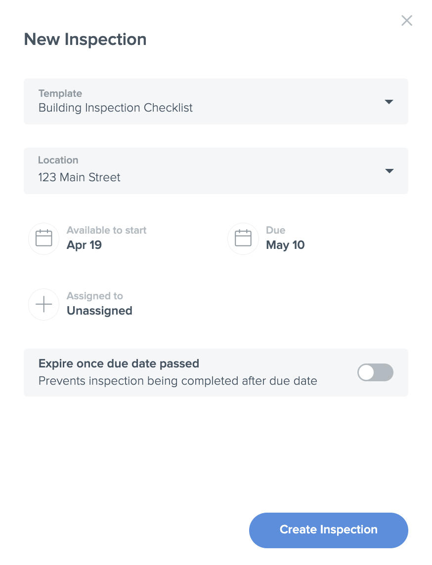 Scheduling a Future Inspection – HappyCo
