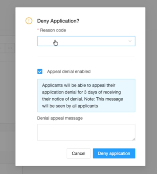Application Denial Appeal - Administrator – HappyCo