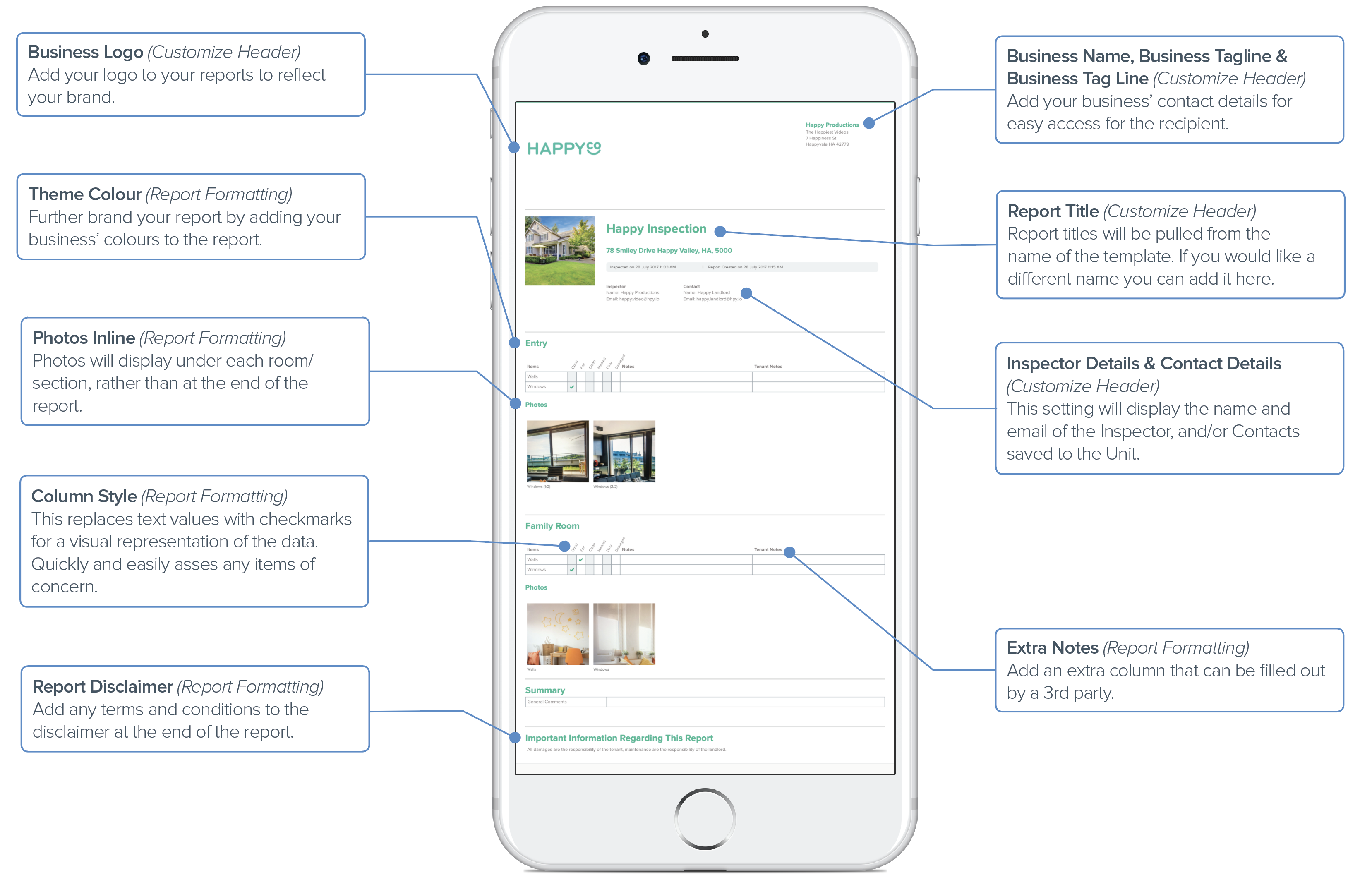 Setup: Customize and Brand Reports – HappyCo